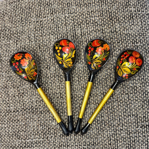 Dining | Vintage Hand Painted Spoons | Poshmark